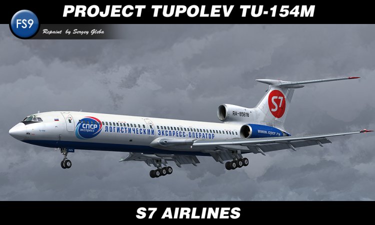 Project Tupolev Ту-154М - S7 Airlines "СПСР" - FS2004 Aircraft Liveries ...
