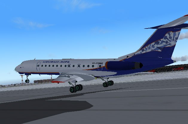 SCS Tu-134 Aeroflot-Nord - FS2004 Aircraft Liveries and Textures - Avsim.su