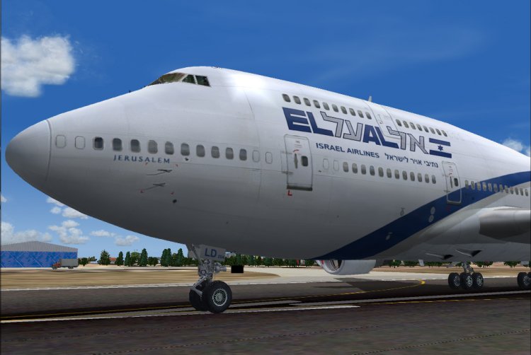 Boeing 747-400 (EL-AL Israel) - FS2004 Aircrafts - Avsim.su