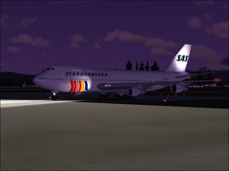 BOEING 747-200 "SAS" - FS2004 Aircrafts - Avsim.su