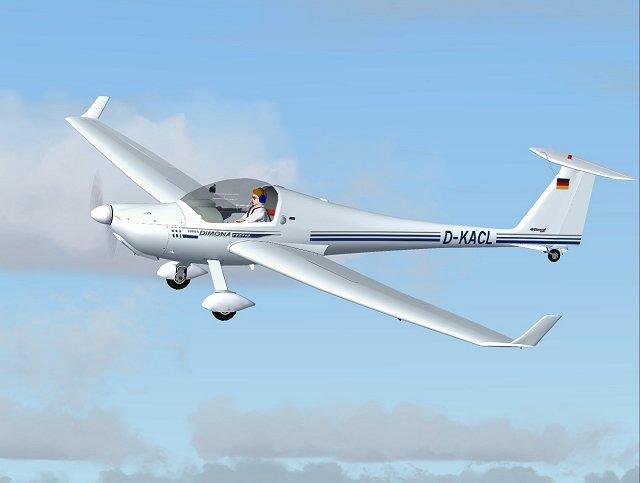 Diamond HK36 Super Dimona Motor Glider - FS2004 Aircrafts - Avsim.su