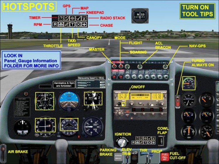 Diamond HK36 Super Dimona Motor Glider - FS2004 Aircrafts - Avsim.su