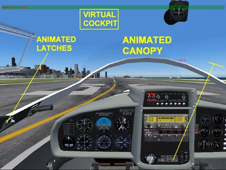 Diamond HK36 Super Dimona Motor Glider - FS2004 Aircrafts - Avsim.su