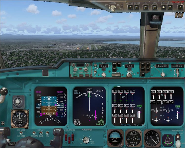 FS2004 Aircraft Panels - Files - Photo-realistic An-12 panel with side ...