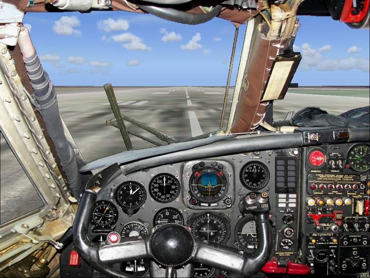 Photo-realistic An-12 panel with side views and dynamics - FS2004 ...