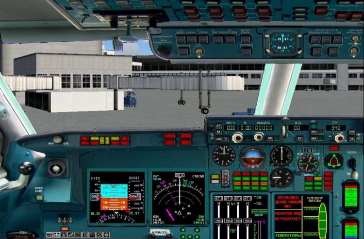 FS2004 Aircraft Panels - Files - Update Tu-95MS panel - Avsim.su
