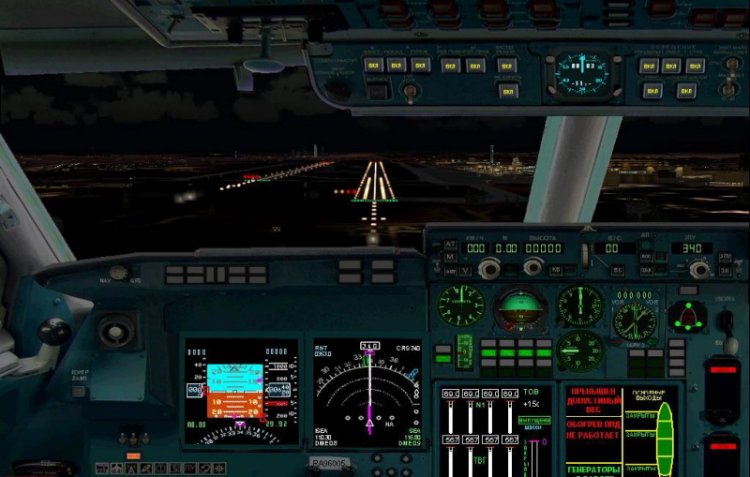 FS2004 Aircraft Panels - Files - Update Tu-95MS panel - Avsim.su