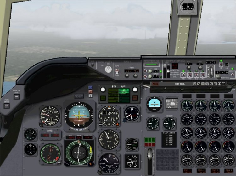 The panel Boeing 747SP - FS2004 Aircraft Panels - Avsim.su