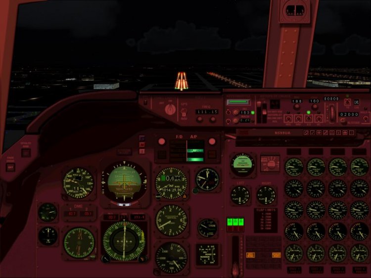 The panel Boeing 747SP - FS2004 Aircraft Panels - Avsim.su