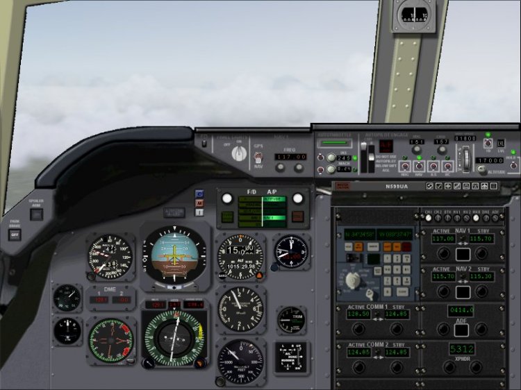 The panel Boeing 747SP - FS2004 Aircraft Panels - Avsim.su