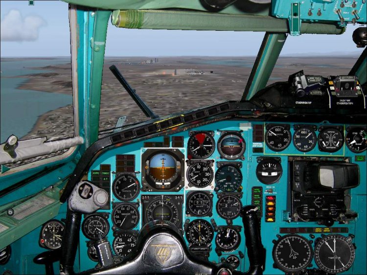 FS2004 Aircraft Panels - Files - Update Tu-95MS panel - Avsim.su