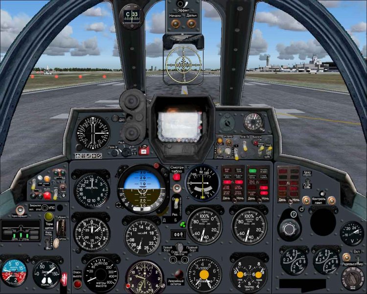 FS2004 Aircraft Panels - Files - Update Tu-95MS panel - Avsim.su