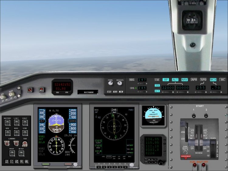 FS2004 Aircraft Panels - Files - Repaint pane PTu-154-B2 - Avsim.su