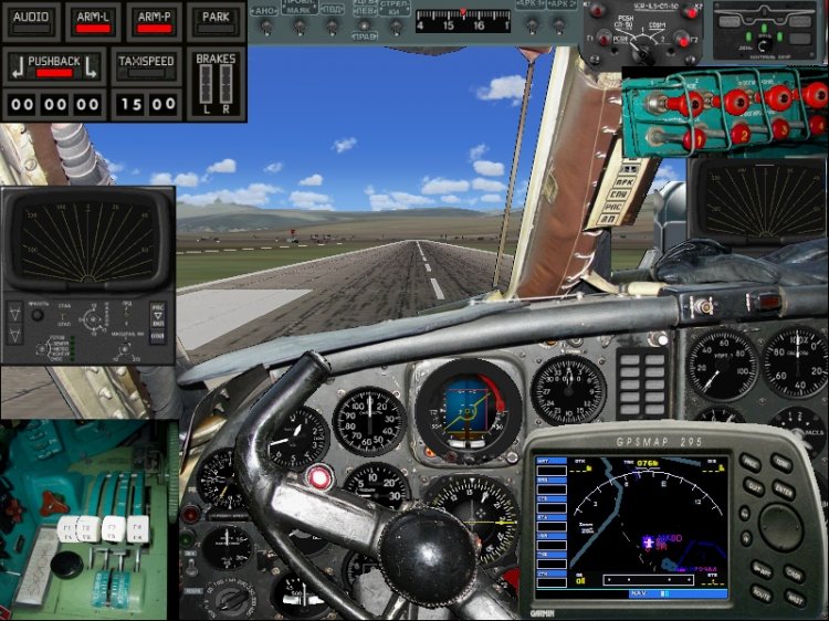 FS2004 Aircraft Panels - Files - fotopanel Tu-134A-3 - Avsim.su