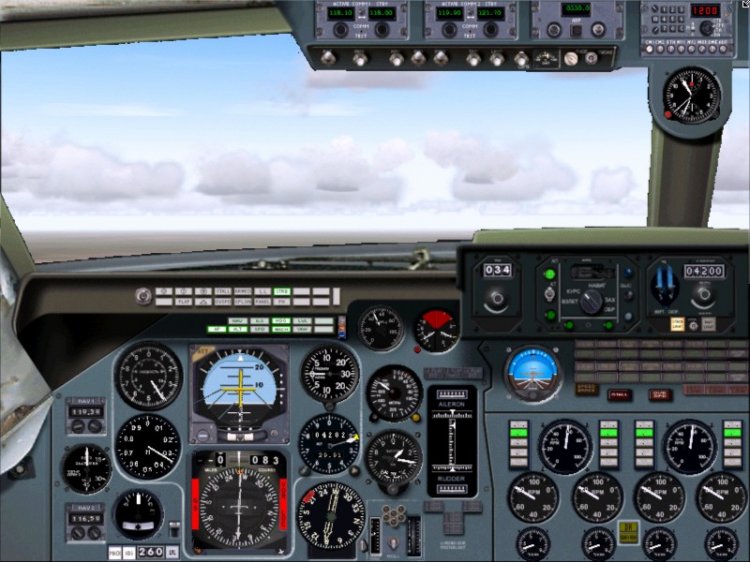 The panel IL-86 - FS2004 Aircraft Panels - Avsim.su