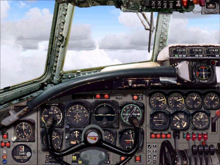 Panel Lockheed Super Constellation - FS2004 Aircraft Panels - Avsim.su