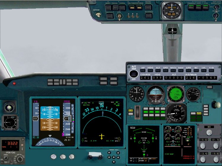 Panel Il96-300 - FS2004 Aircraft Panels - Avsim.su