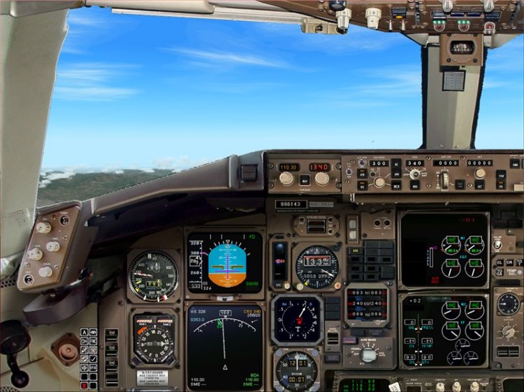 Panel for boeing 757 - FS2004 Aircraft Panels - Avsim.su