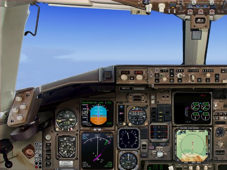 Panel for boeing 757 - FS2004 Aircraft Panels - Avsim.su