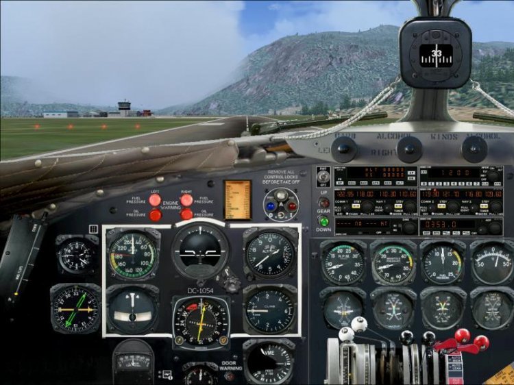 Douglas DC-3 - FS2004 Aircraft Panels - Avsim.su