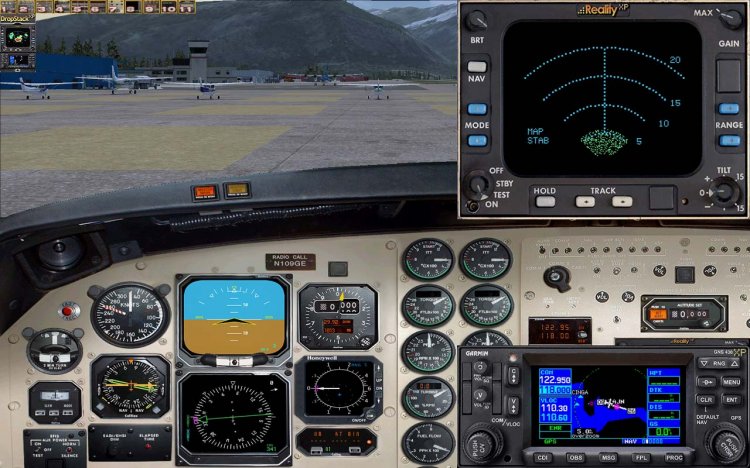 2D & VC panel mods Aeroworx X-treme King Air B200 v2.2 - FS2004 ...