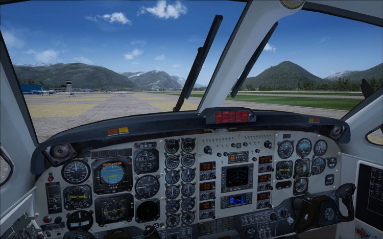 2D & VC panel mods Aeroworx X-treme King Air B200 v2.2 - FS2004 ...