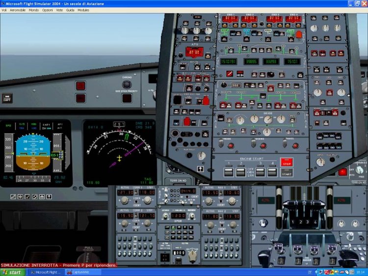 Panel Airbus A340 - FS2004 Aircraft Panels - Avsim.su