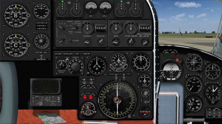 Wide Panel (16x9) for Samdim An-24 - FS2004 Aircraft Panels - Avsim.su