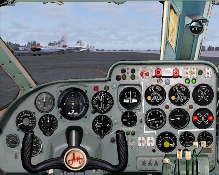 FS2004 Aircraft Panels - Files - An24_Panel_wide - Avsim.su