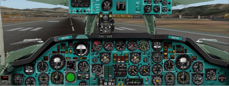 FS2004 Aircraft Panels - Files - An24_Panel_wide - Avsim.su