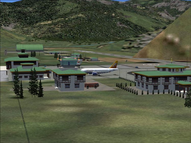 Airport VQPR (Paro) - FS2004 Sceneries - Avsim.su
