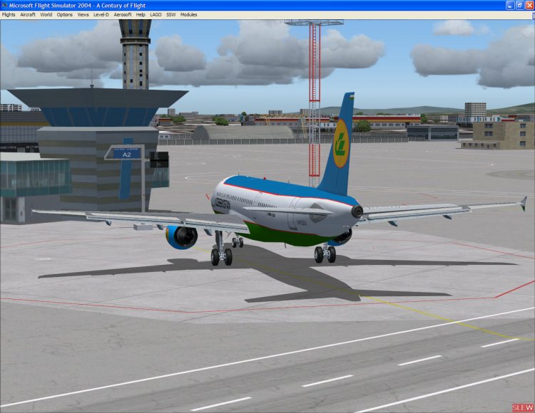 Tashkent (UTTT) Beta Version + Landclass - FS2004 Sceneries - Avsim.su