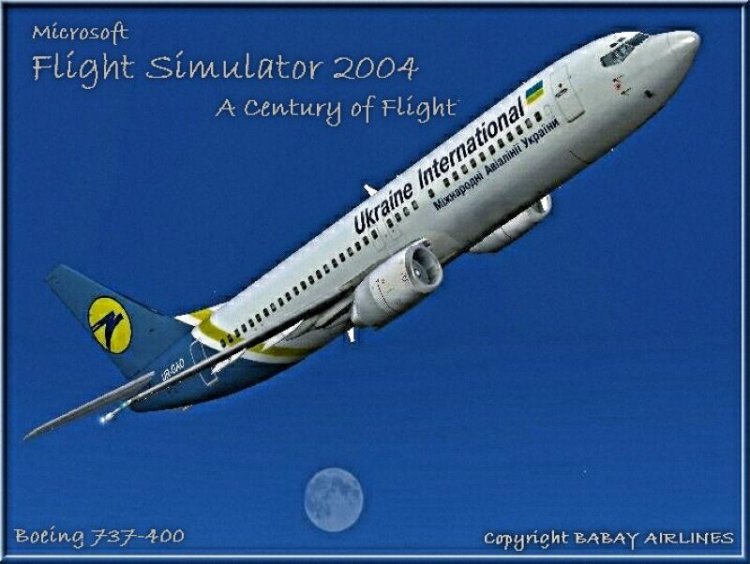 Splash Screen B737-400 MAY MFS2004 - FS2004 Splash Screens - Avsim.su