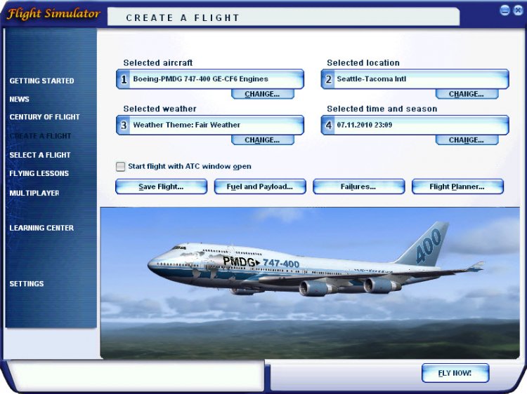 Files - Upgraded pack menu for FS9 - Avsim.su