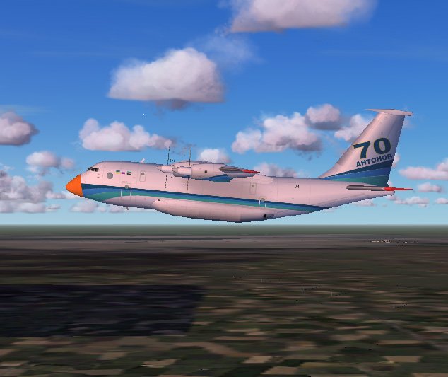 Textures for AI An70 - FS2004 AI Traffic Aircrafts - Avsim.su