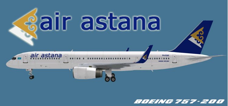 Files - Boeing 757-200 Winglets (POSKY Model) - Air Astana - Avsim.su