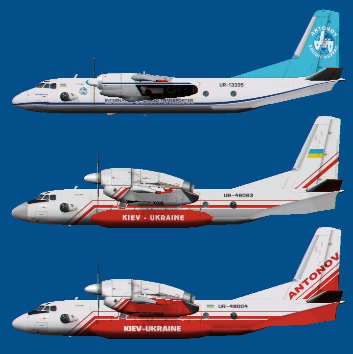 FS2004 AI Traffic Aircrafts - Files - Aerosvit AI Pack 2007 - Avsim.su