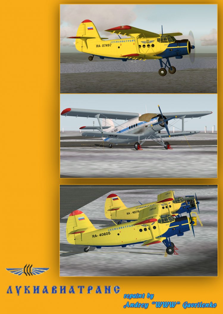RWAI An-2 - Lukiaviatrans - FS2004 AI Traffic Aircrafts - Avsim.su