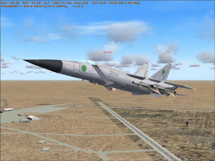 Mikoyan-Gurevich MiG-25 Libyan Air Force - FS2004 AI Traffic Aircrafts ...