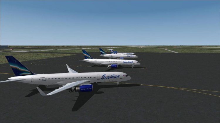 Texture pack a / c "Yakutia" - FS2004 AI Traffic Aircrafts - Avsim.su
