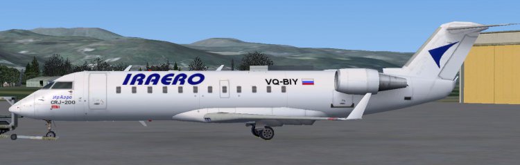 FS2004 AI Traffic Aircrafts - Files - IRAERO CRJ 200 VQ-BIY FSX/FS2004 ...