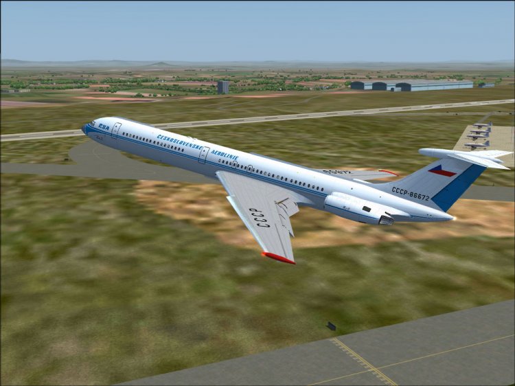 ČSA Il-62 and Il-62M for retro AI traffic - FS2004 AI Traffic Aircrafts ...