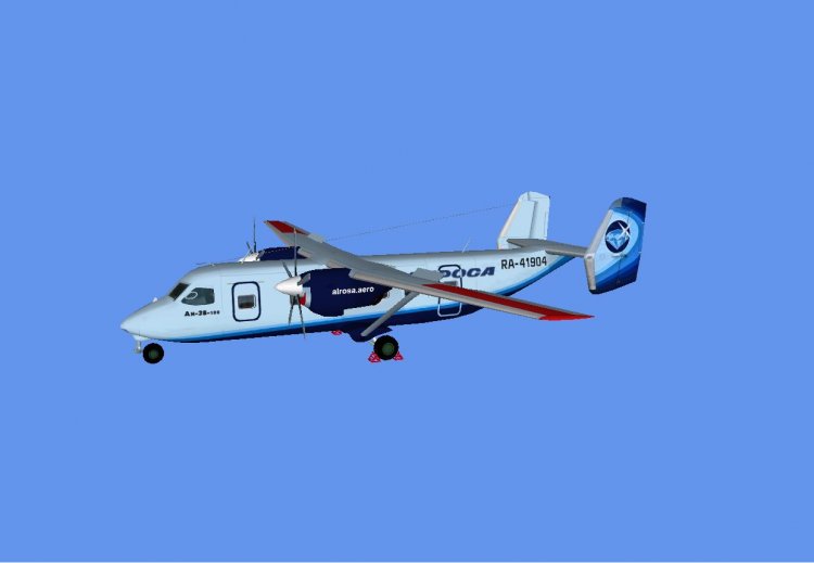 An-38 Alrosa - FS2004 AI Traffic Aircrafts - Avsim.su