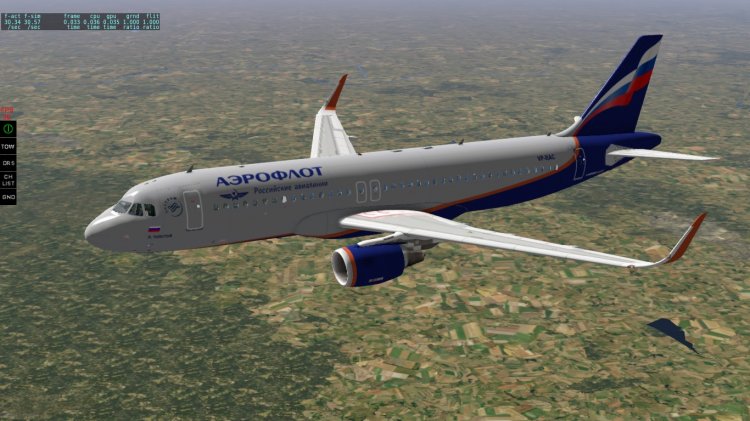 AEROFLOT A320 VP-BAC JARDesign - X-Plane Liveries and Textures - Avsim.su