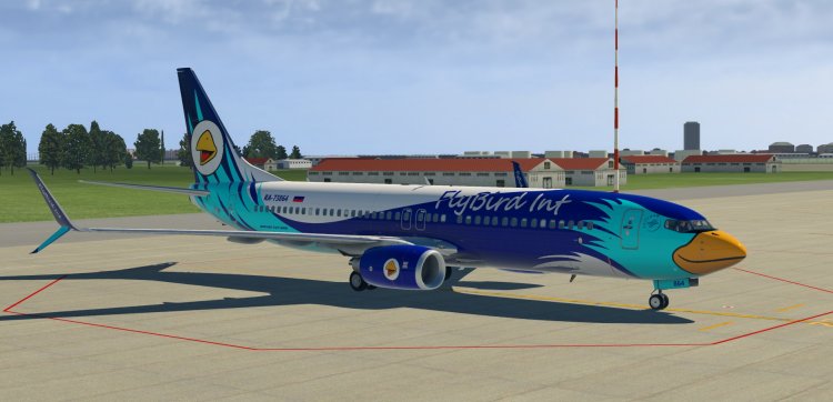 FlyBird Int for Zibo mod 737-800 - X-Plane Liveries and Textures - Avsim.su