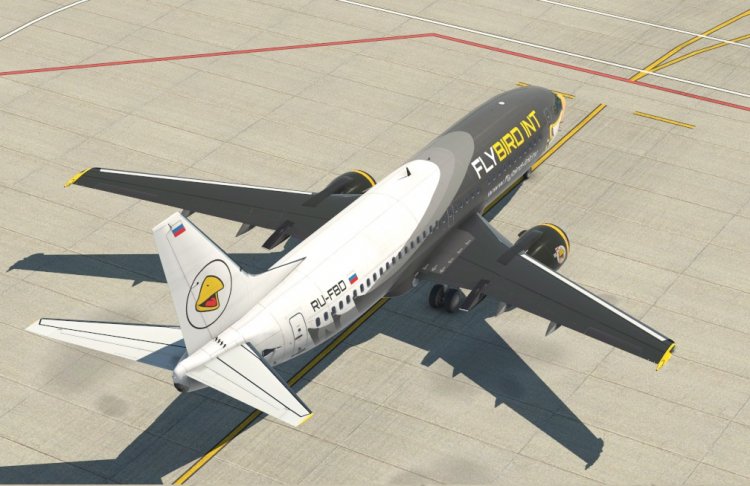 Boeing 737-300 in virtual airline FlyBird int livery - X-Plane Liveries ...