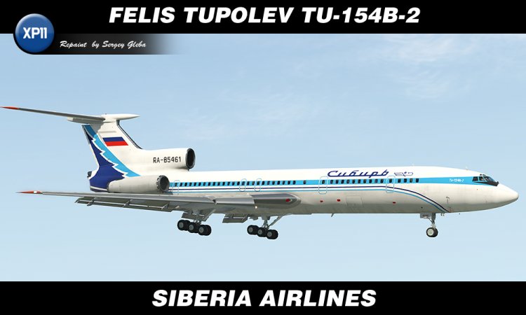 Felis Tupolev Tu-154B-2 - Siberia - X-Plane Liveries and Textures - Avsim.su