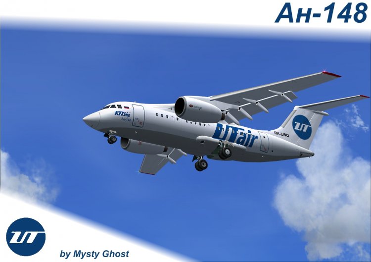 Livery for airline UTair plane An-148 (model by Samdim) - FSX Aircraft ...