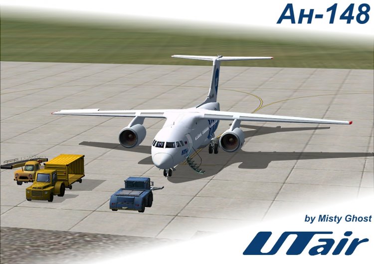 Livery for airline UTair plane An-148 (model by Samdim) - FSX Aircraft ...