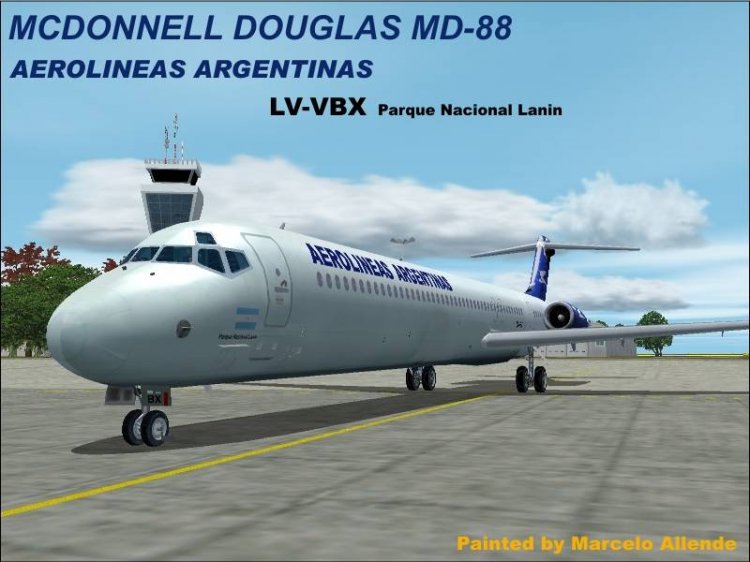 texture for the model MD-88 on SGA FSX - FS9 - FSX Aircraft Liveries ...